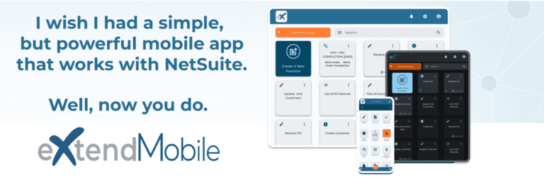 Mobile Applications for NetSuite - eXtendMobile